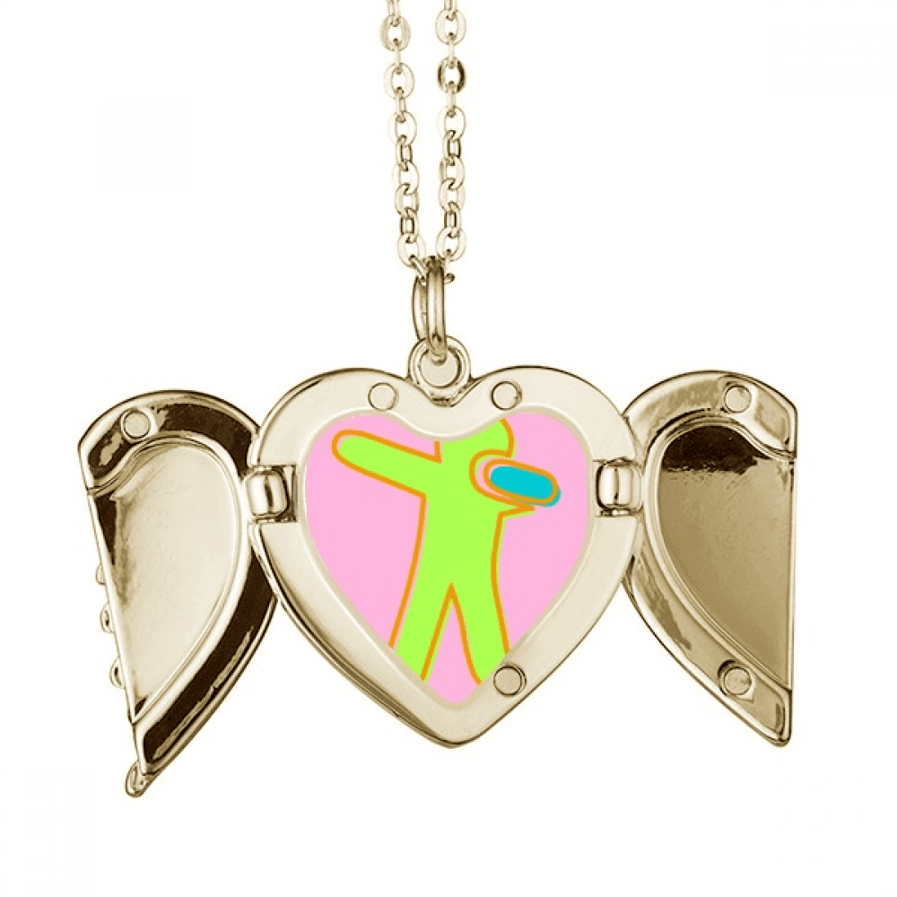 Arms Puppet Bent Twisted Art Deco Fashion Folded Wings Peach Heart ...