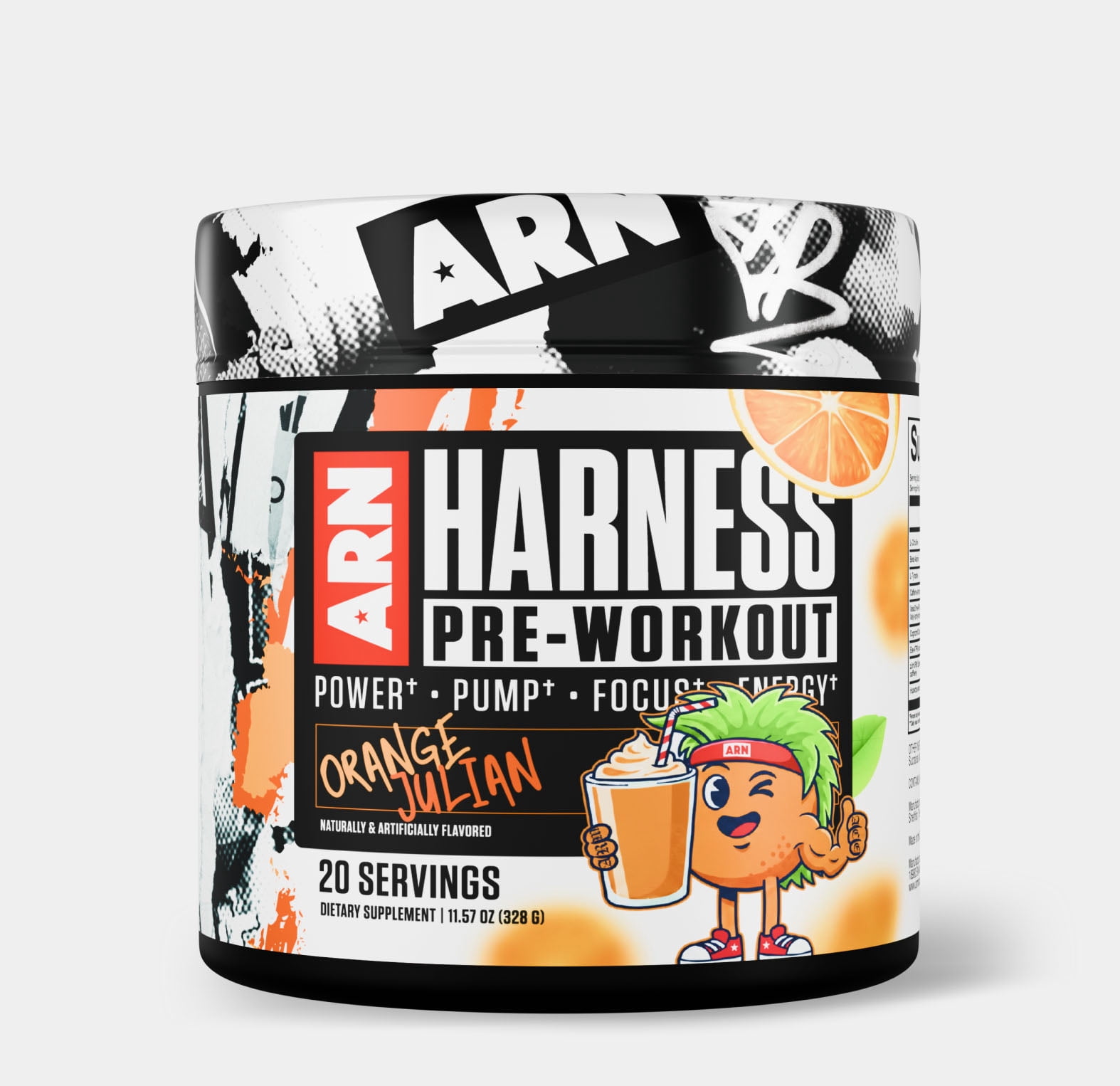 Arms Race Nutrition | ARN | Harness Pre-Workout (20 Servings) (Orange ...