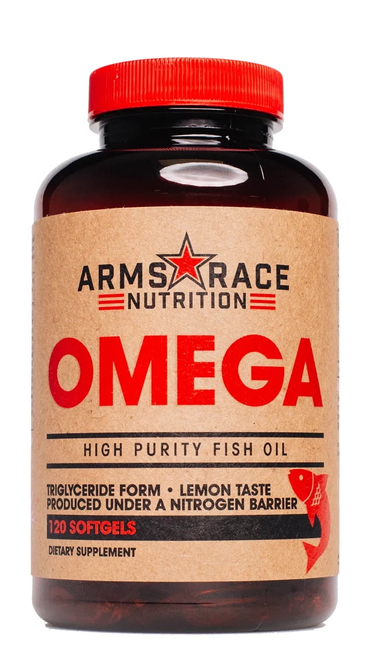Arms Race Nutrition OMEGA - High Purity Fish Oil (120 Softgels ...