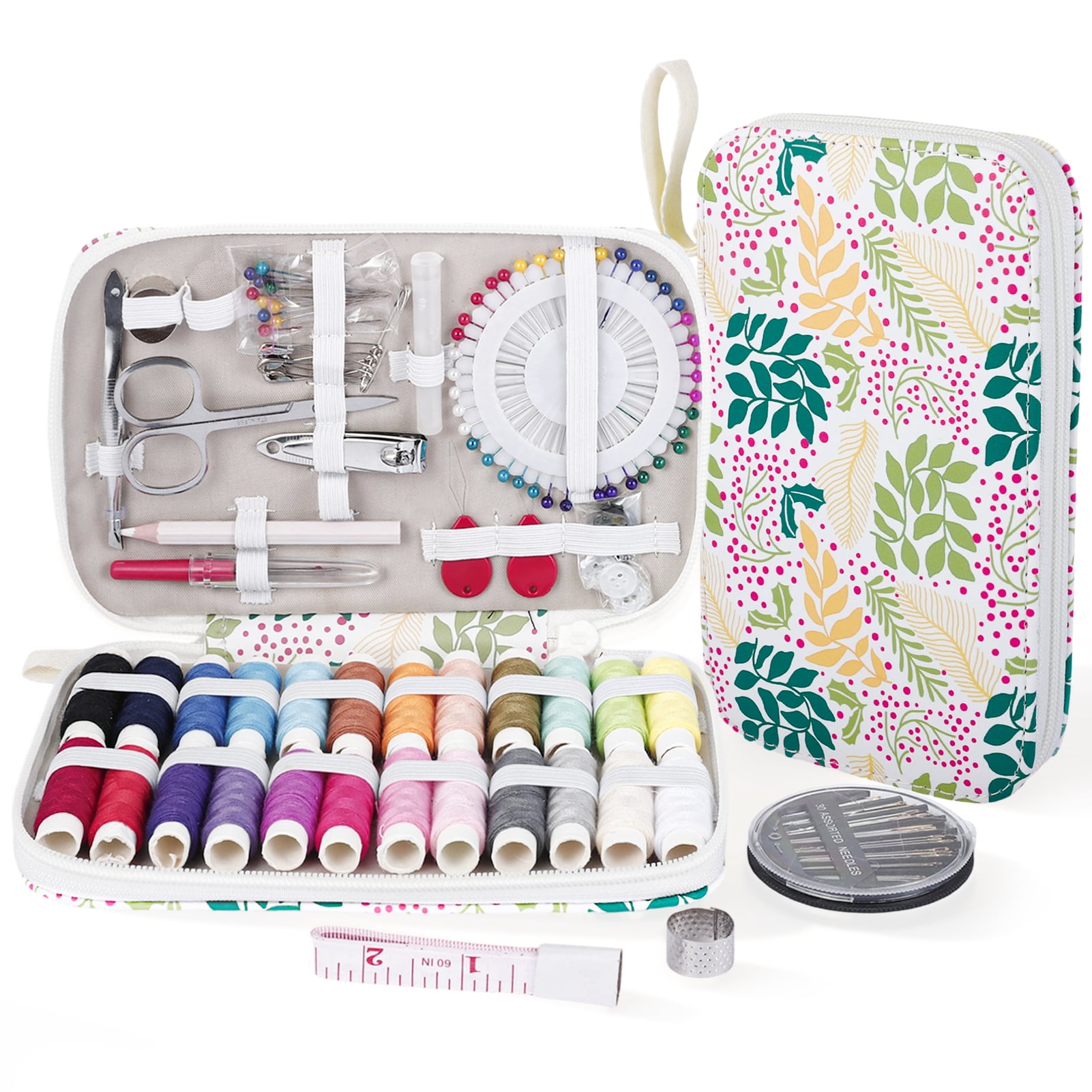 Armscye 130 Pcs Sewing Kit with Case, Small Mini Needle and Thread Kit ...