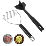 Weber’s Wonders Meat Chopper Potato Masher Ground Beef Utensil Non ...