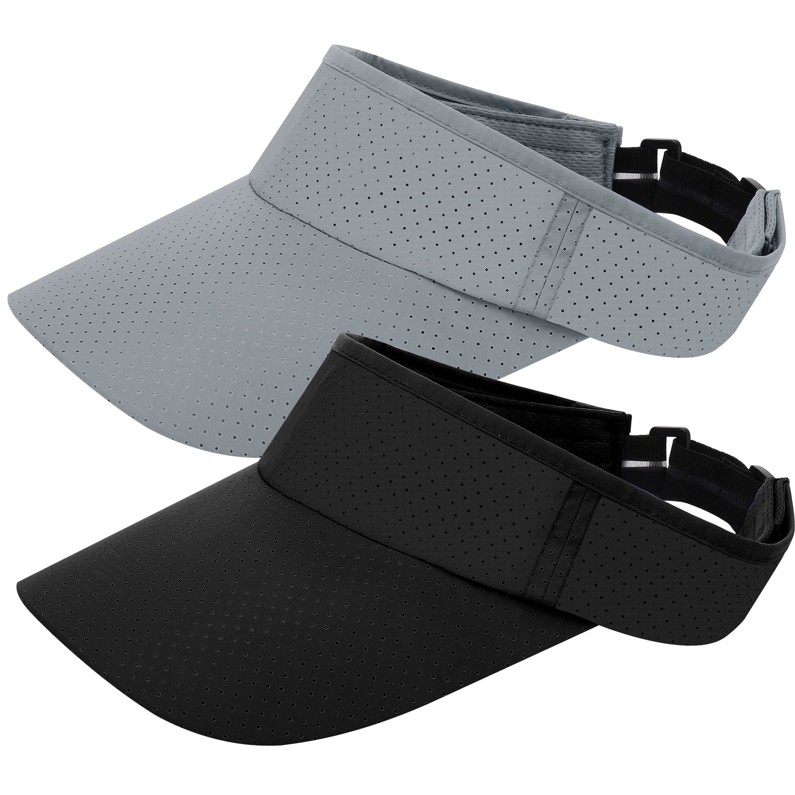 Armscye 2 Pcs Adjustable Sport Sun Visor Hats, Quick Dry for Outdoor ...