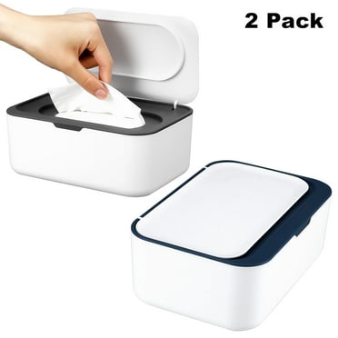 Ozzptuu Portable Wet Wipes Dispenser, Refillable Wipe Holder for Baby ...