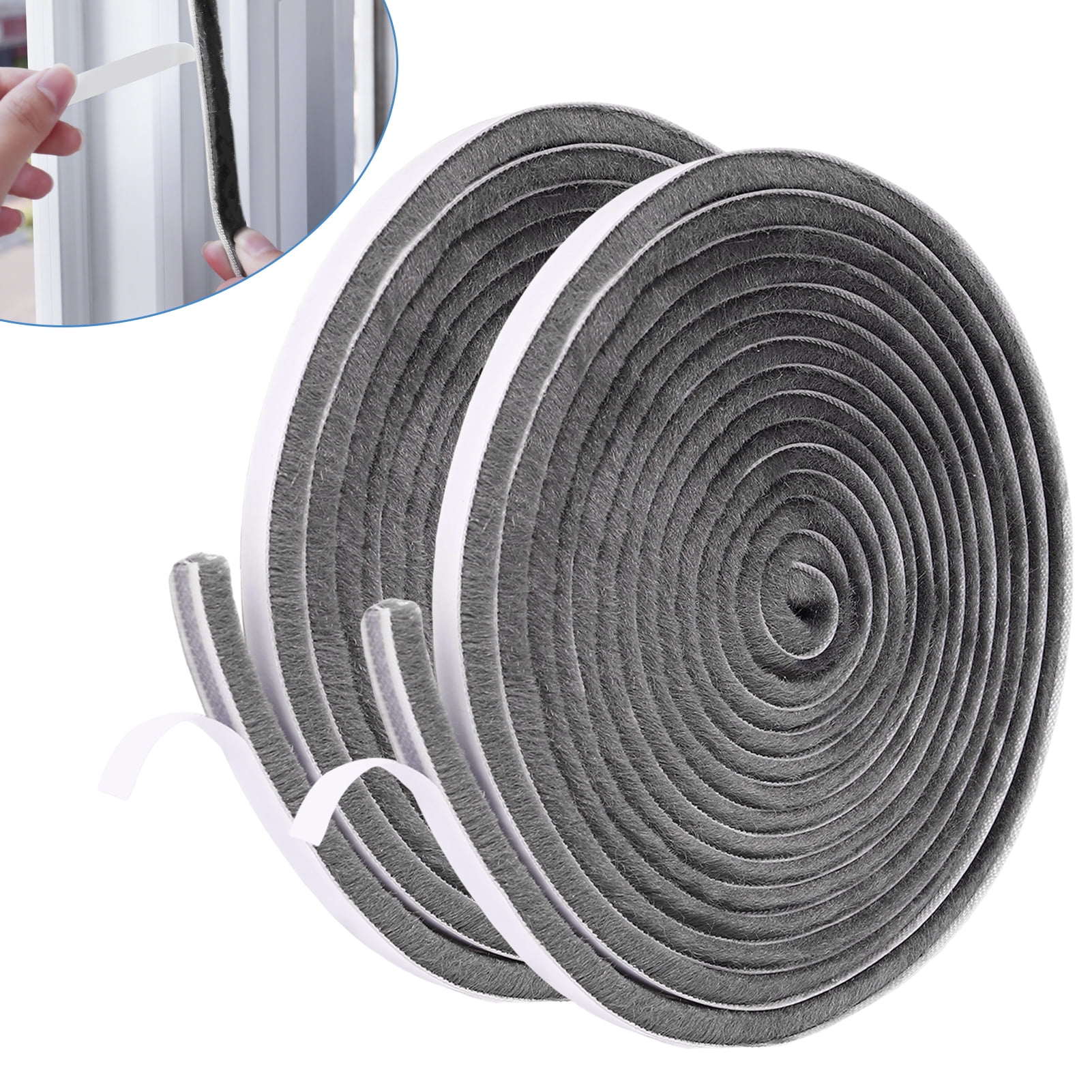 Armscye 2 Rolls Brush Felt Weather Stripping for Doors and Windows - 32 ...