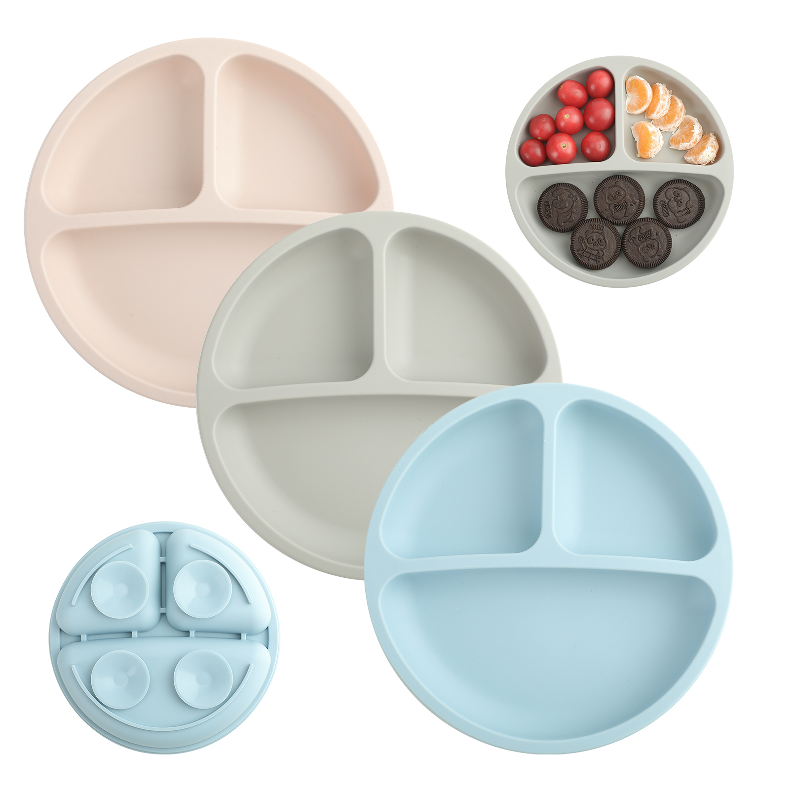 Munchkin Multi Toddler Plate, Includes Raised Edges for Easy Scooping ...