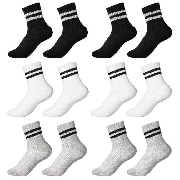 Features Socks for Girls Toddler Socks with Grippers Non Slip Ankle ...