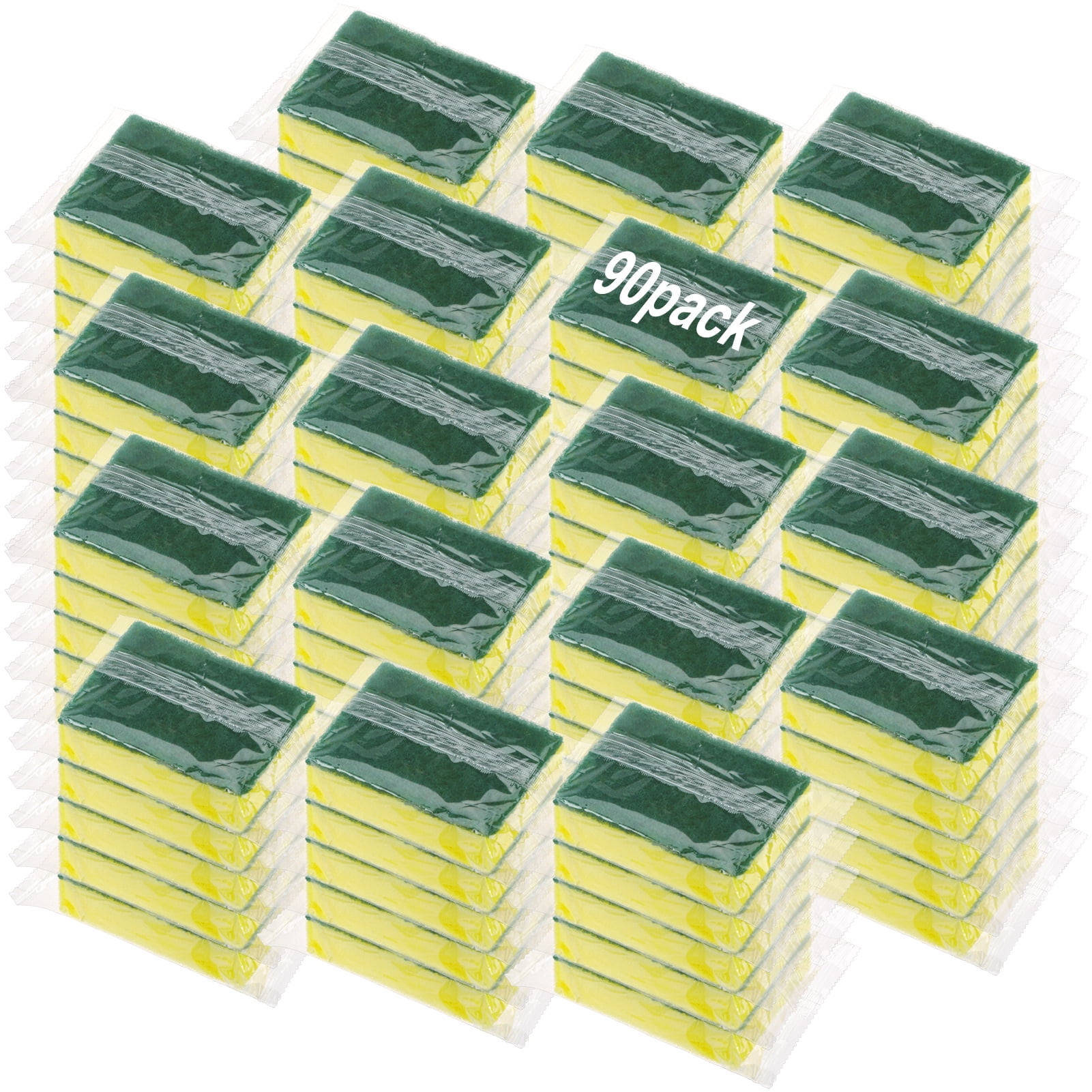 Customer reviews for Armscye 90 Packs Individually Scrub Sponges, Heavy ...