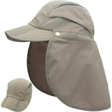 Men's UPF 50+ Breathable Sun Cap, Wide Brim UV Protection, Outdoor ...