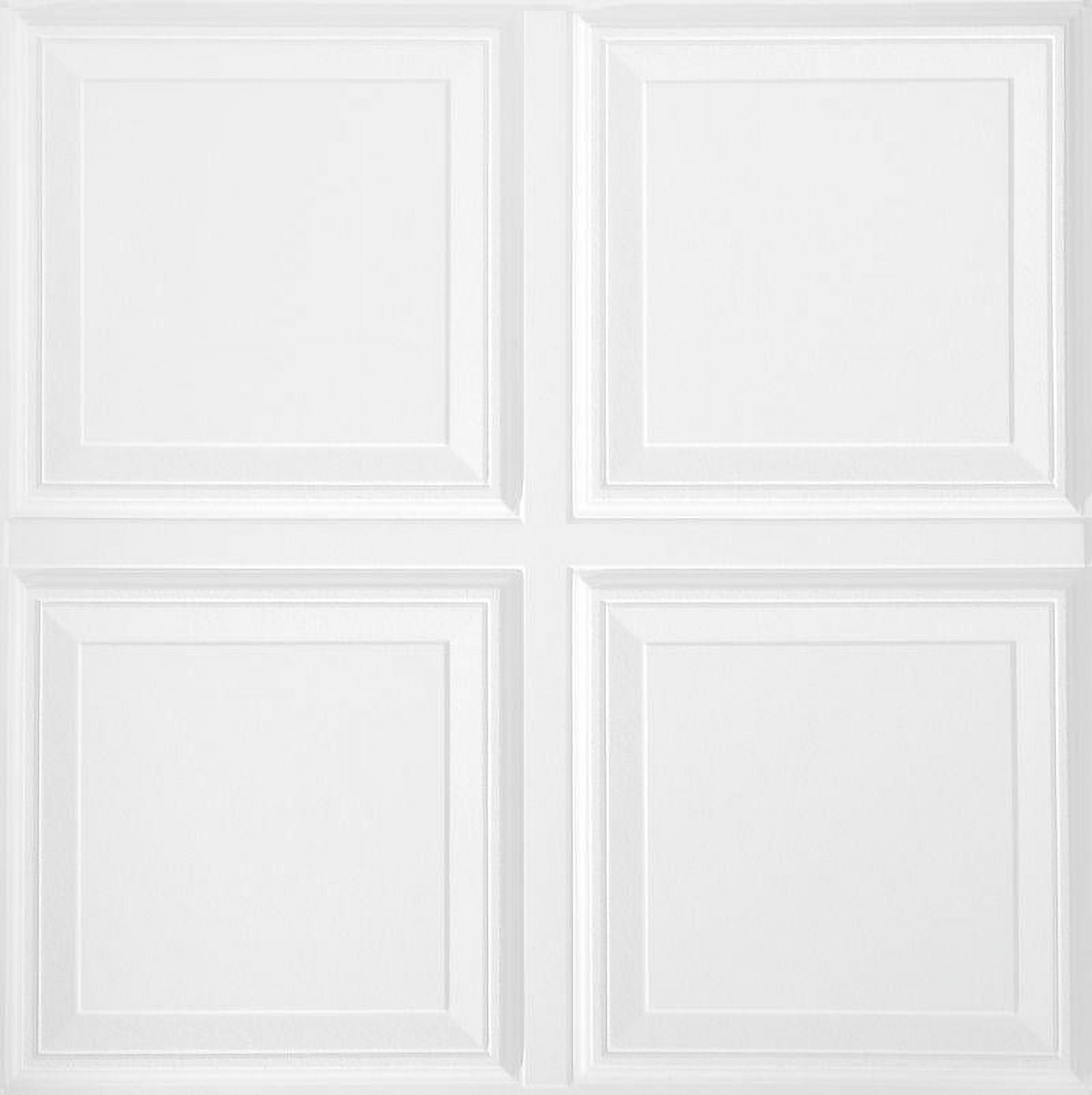 Armstrong 2x2 Drop Ceiling Tiles, Raised Panel Acoustic, White, 6-Pack ...