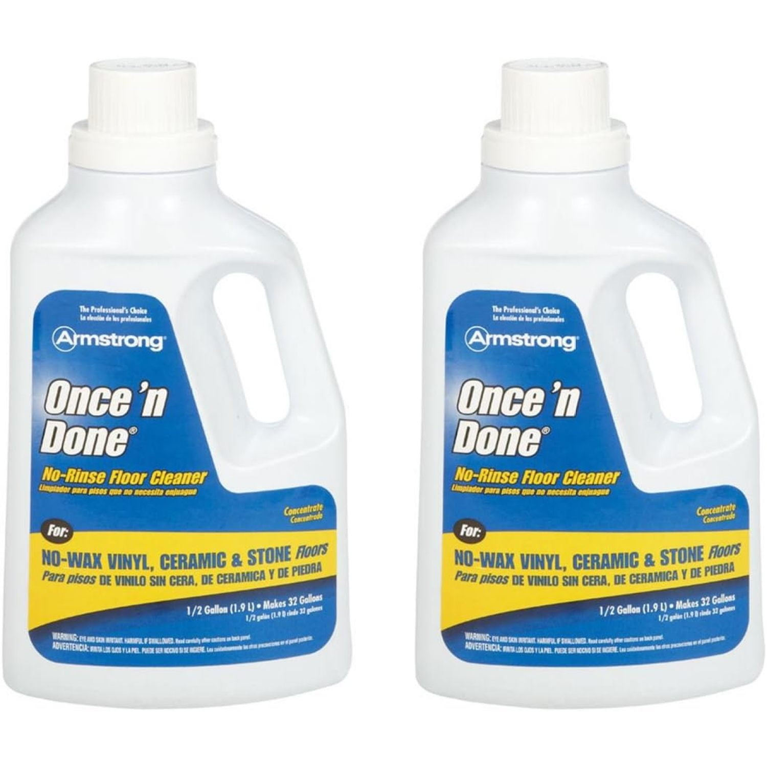 Armstrong 330806 Armstrong Once 'N Done Cleaner Concentrate, 1/2 Gallon ...