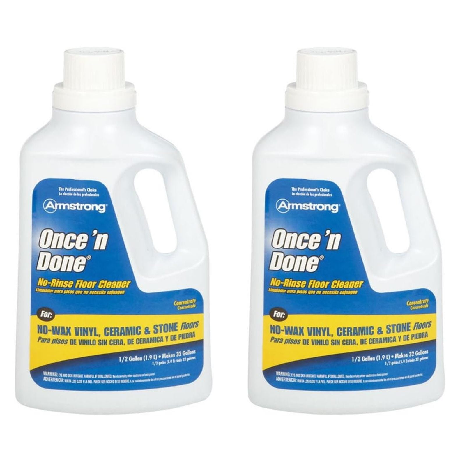 Armstrong 330806 Armstrong Once 'N Done Cleaner Concentrate, 1/2 Gallon ...