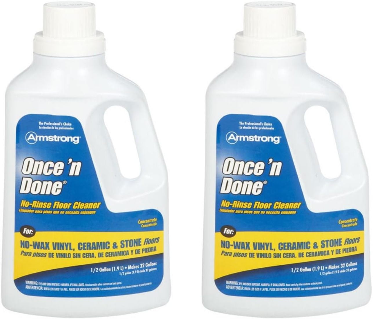Armstrong 330806 Armstrong Once 'N Done Cleaner Concentrate, 1/2 Gallon ...