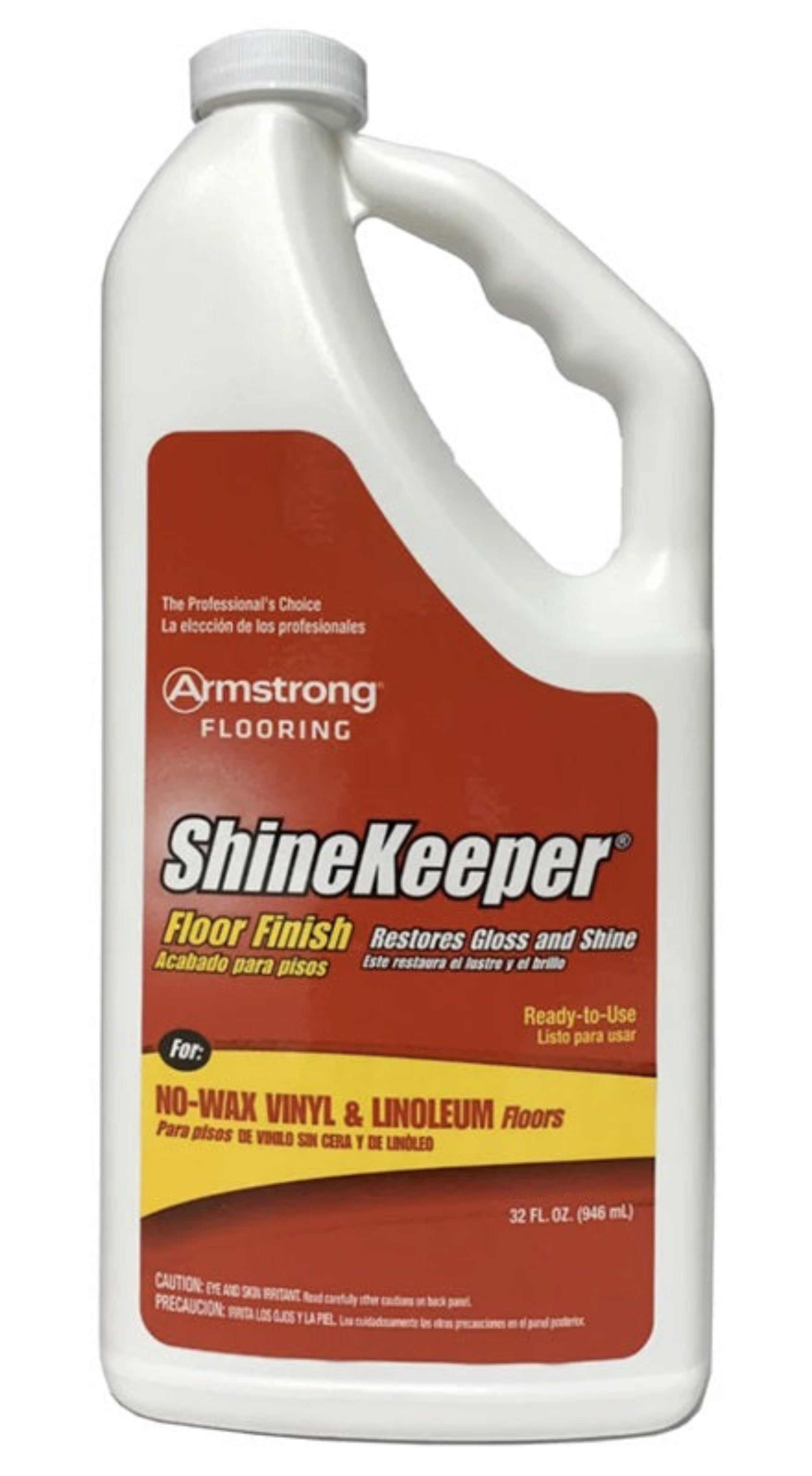 Armstrong 390124 32 oz Bottle Of Shine Keeper Floor Finish - Quantity ...