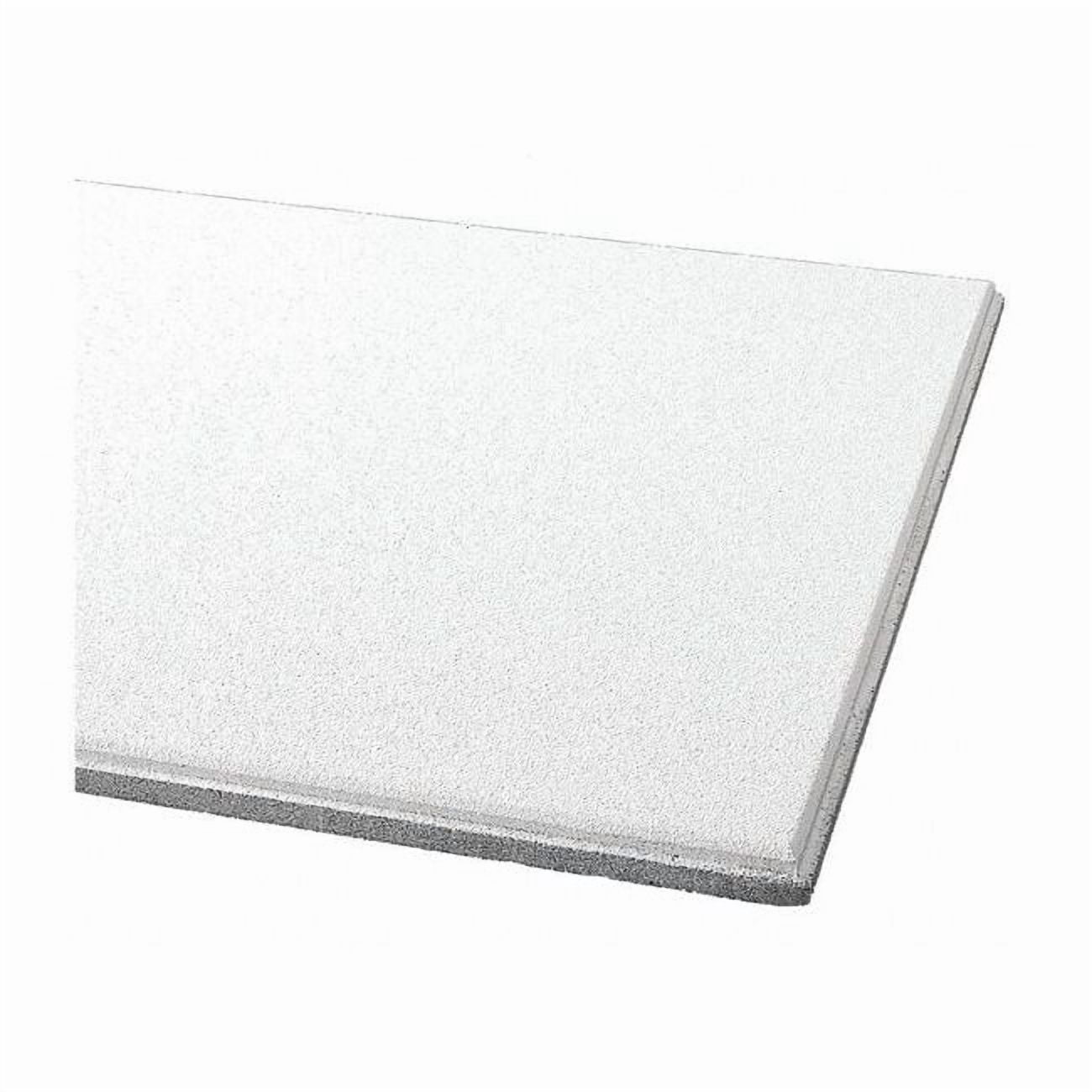 Ultima Ceiling Tile, 24 in W x 48 in L, Beveled Tegular, 15/16 in Grid ...