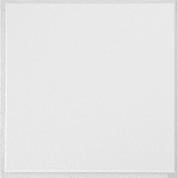 Armstrong 12 inches Washable White Acoustic Ceiling Tiles, 40-Tile Pack ...