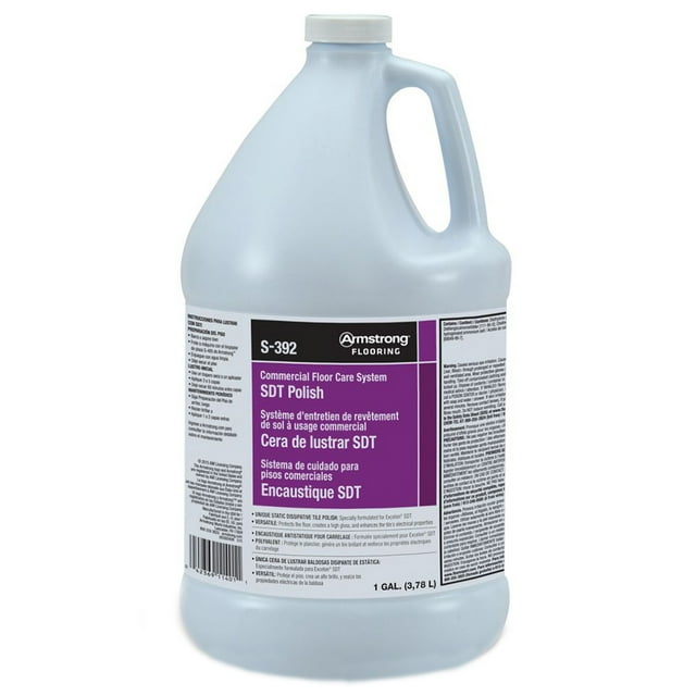 Armstrong Commercial SDT Static Dissipative Tile Polish, Clean Shine, 1 ...