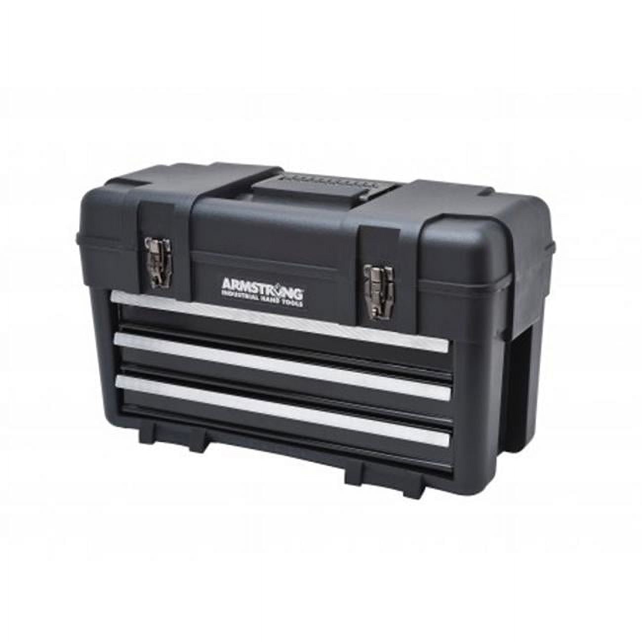 Armstrong Tools 069-16-603 23 in. 3 Drawer Plastic Portable Chest - Black - Walmart.com