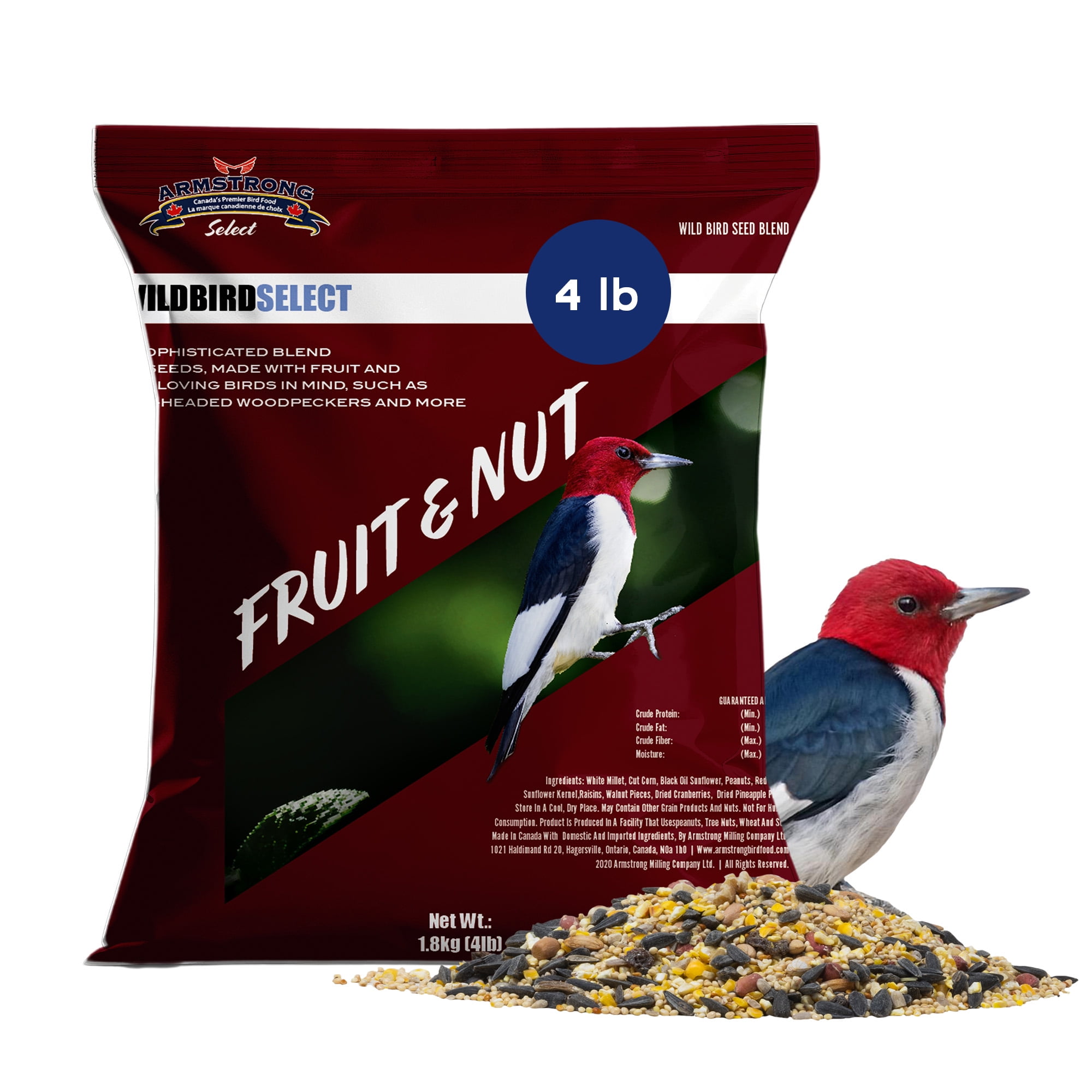 Armstrong Wild Bird Select Fruit & Nut Blend, 4lbs - Walmart.com