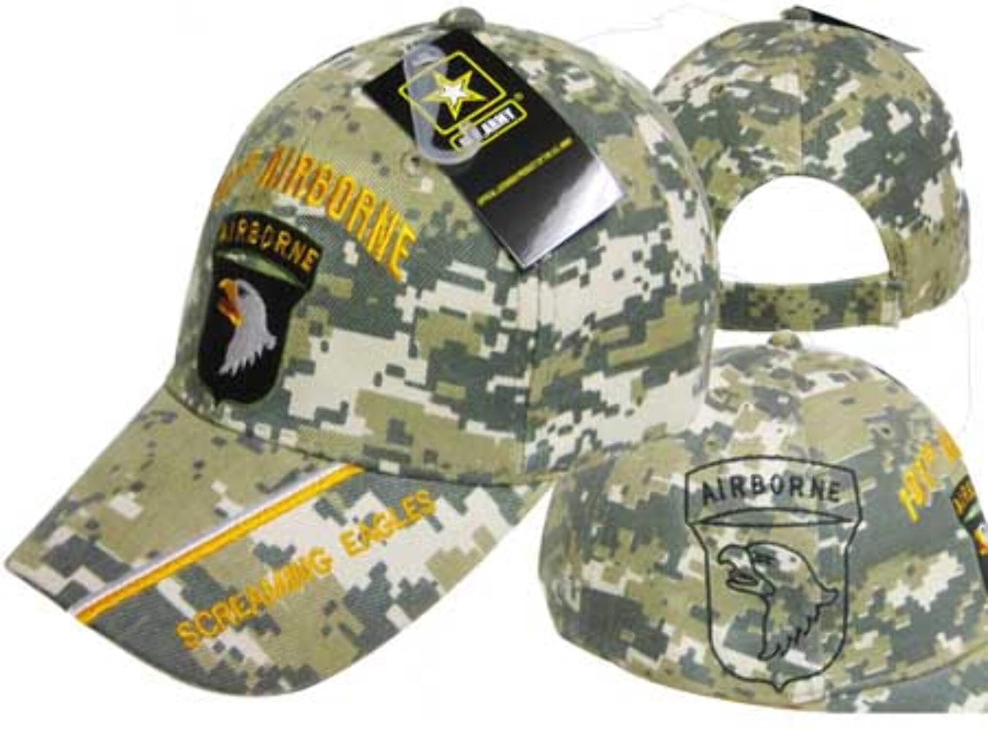 Army 101 Airborne Division Cap ACU Camo USA - Walmart.com