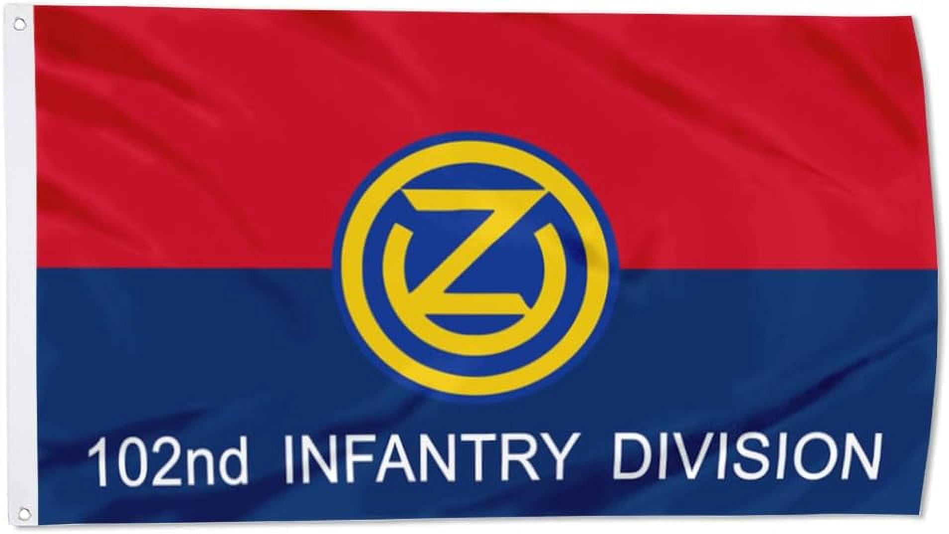 Army 102nd Infantry division Flag 3x5Feet Military Banner with 2 Brass ...