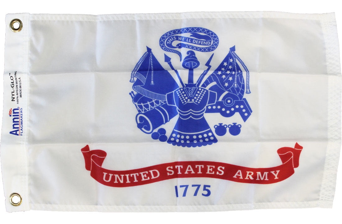 Army - 12"X18" Nylon Flag - Walmart.com