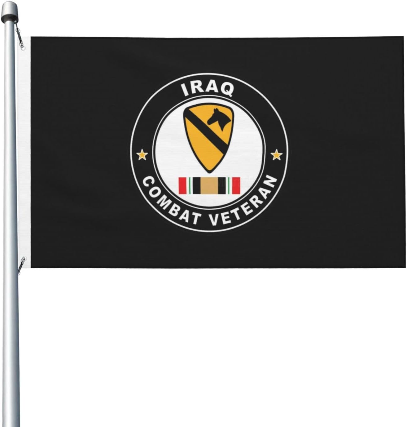 Army 1st Cavalry Division Iraq Combat Veteran Flag Garden Flag 3x5ft ...