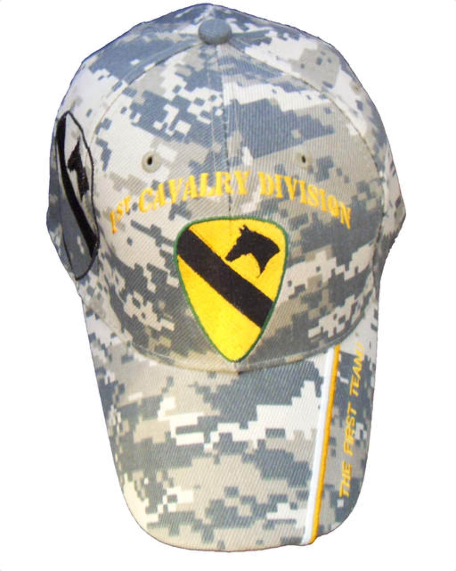 Army 1st Cavalry Division - The First Team Digital Camo Caps USA ...