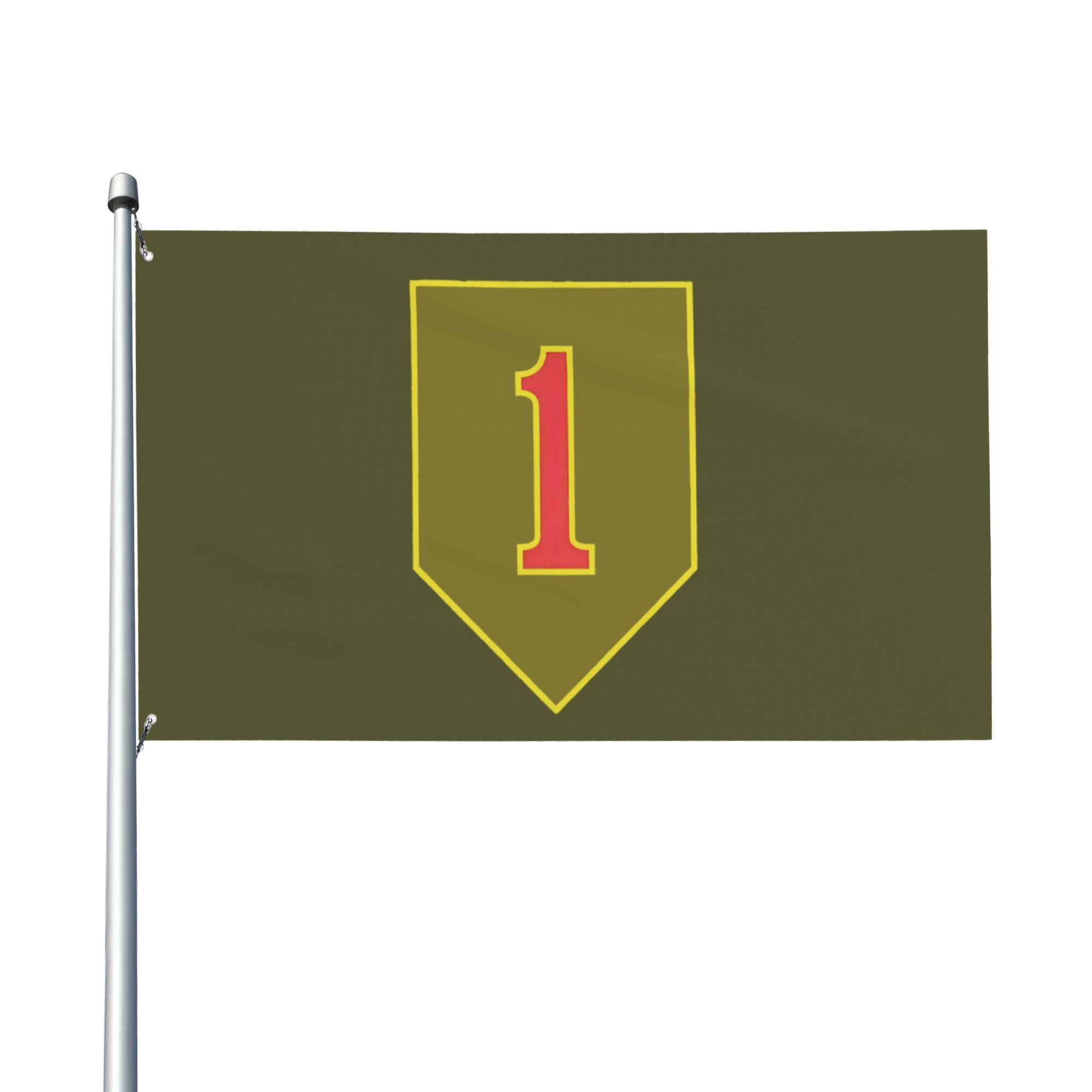 Army 1st Infantry Division Flag Outdoor Garden Flag Breeze Flag Home ...