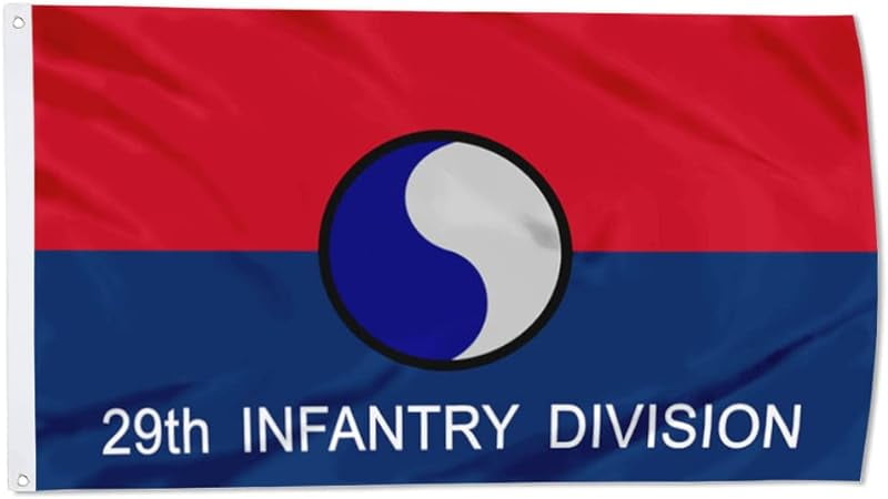 Army 29th Infantry division Flag 3x5Feet Military Banner with 2 Brass ...