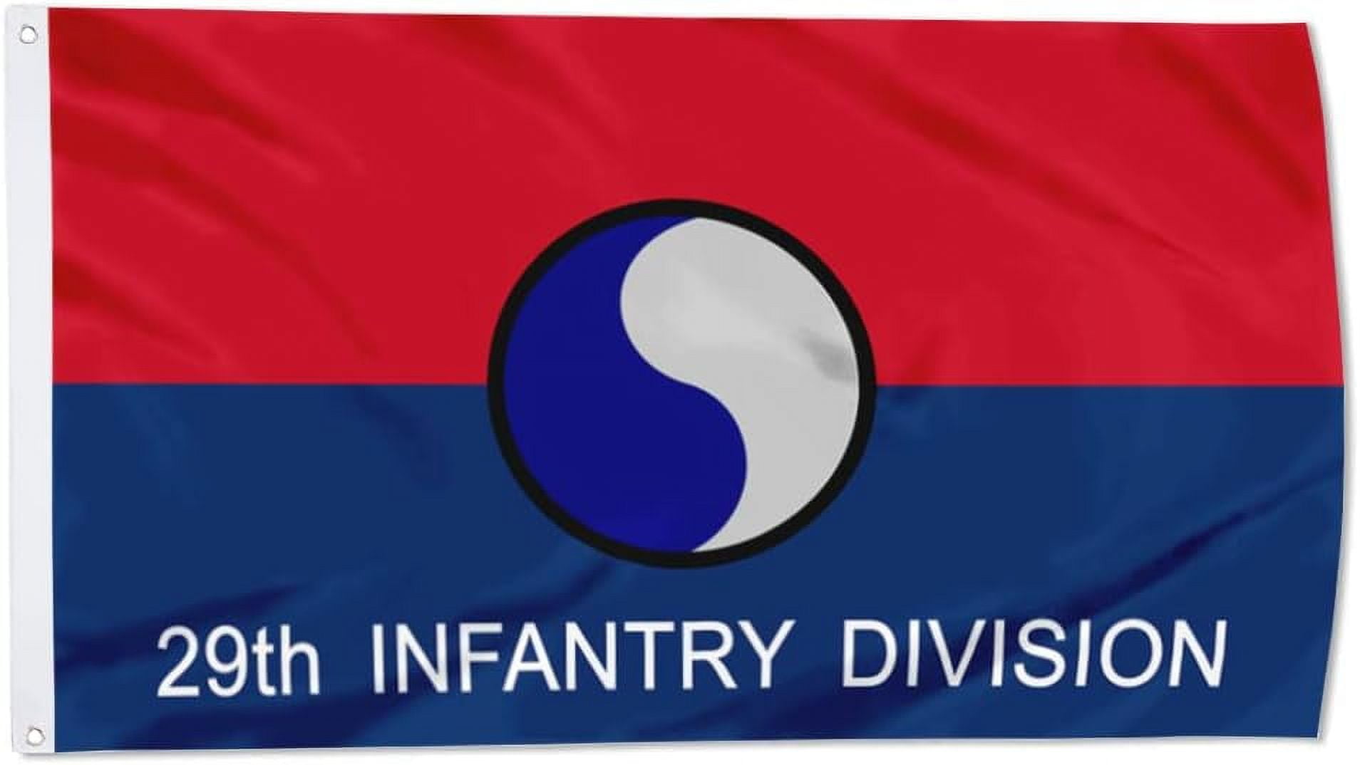 Army 29th Infantry division Flag 3x5Feet Military Banner with 2 Brass ...