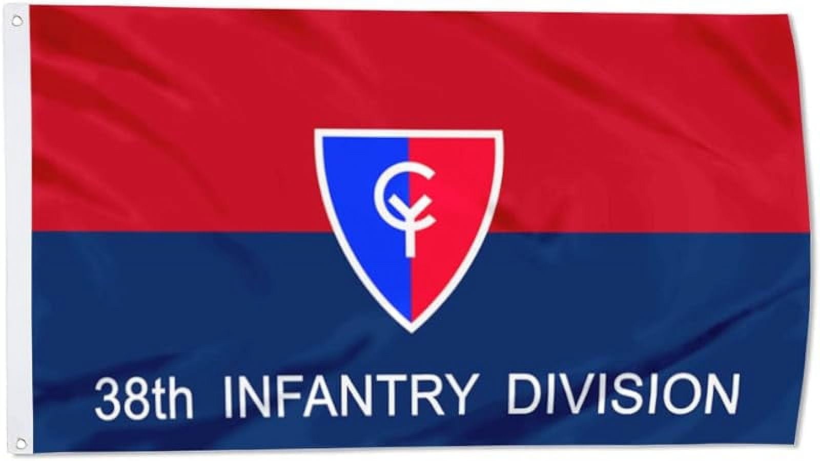 Army 38th Infantry division Flag 3x5Feet Military Banner with 2 Brass ...
