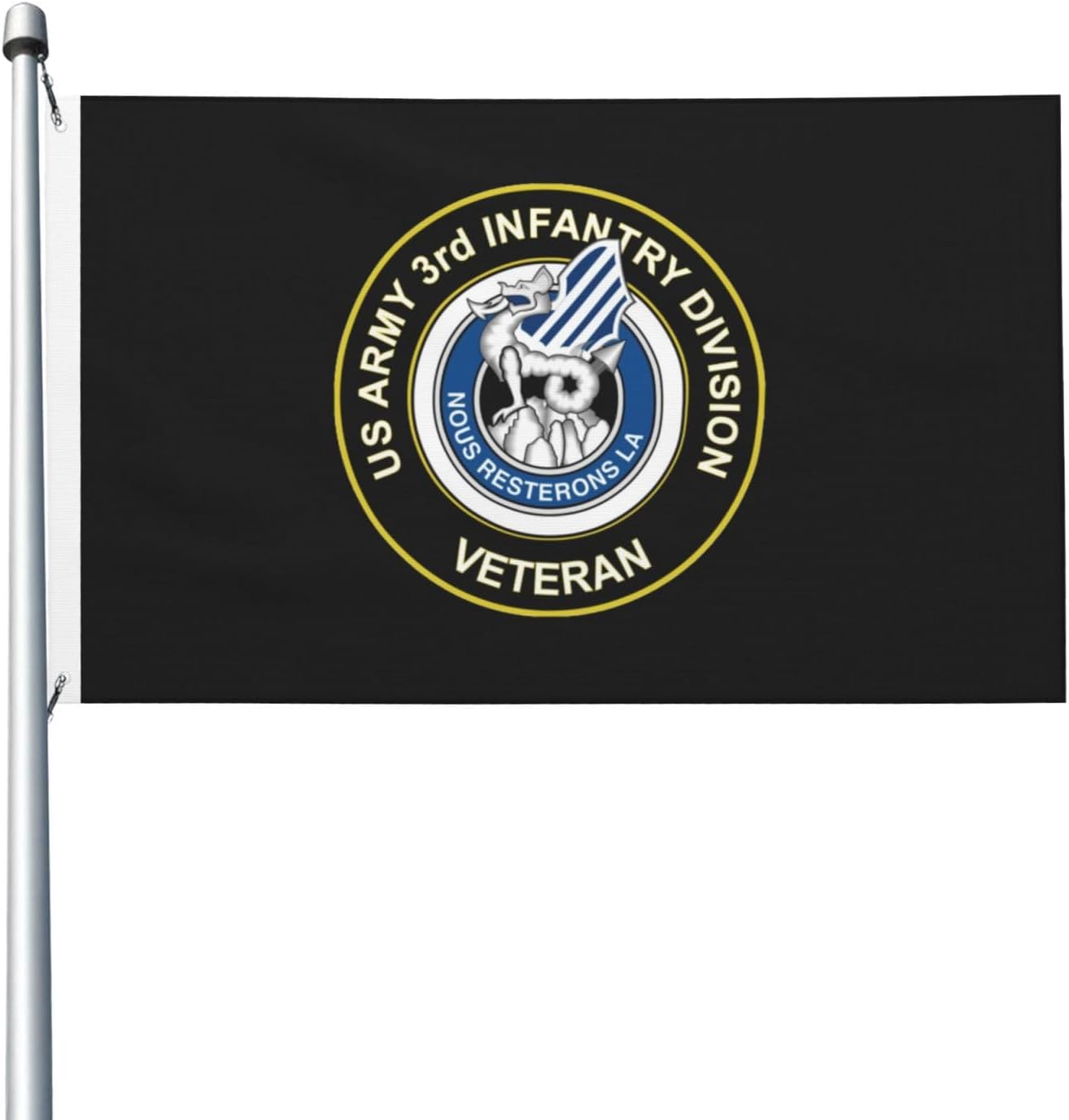 Army 3rd Infantry Division Flag Garden Flag 3x5ft Double Sided Printing ...