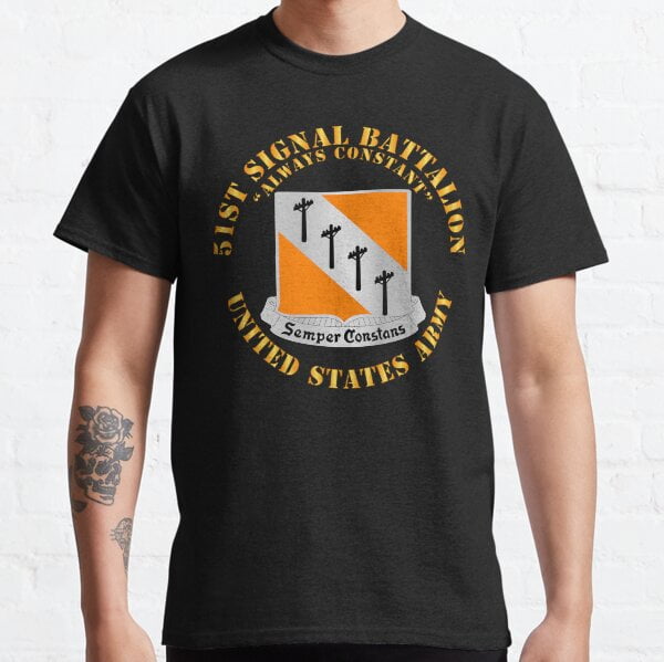 Army - 51st Signal Battalion - US Army Classic T-Shirt - Walmart.com