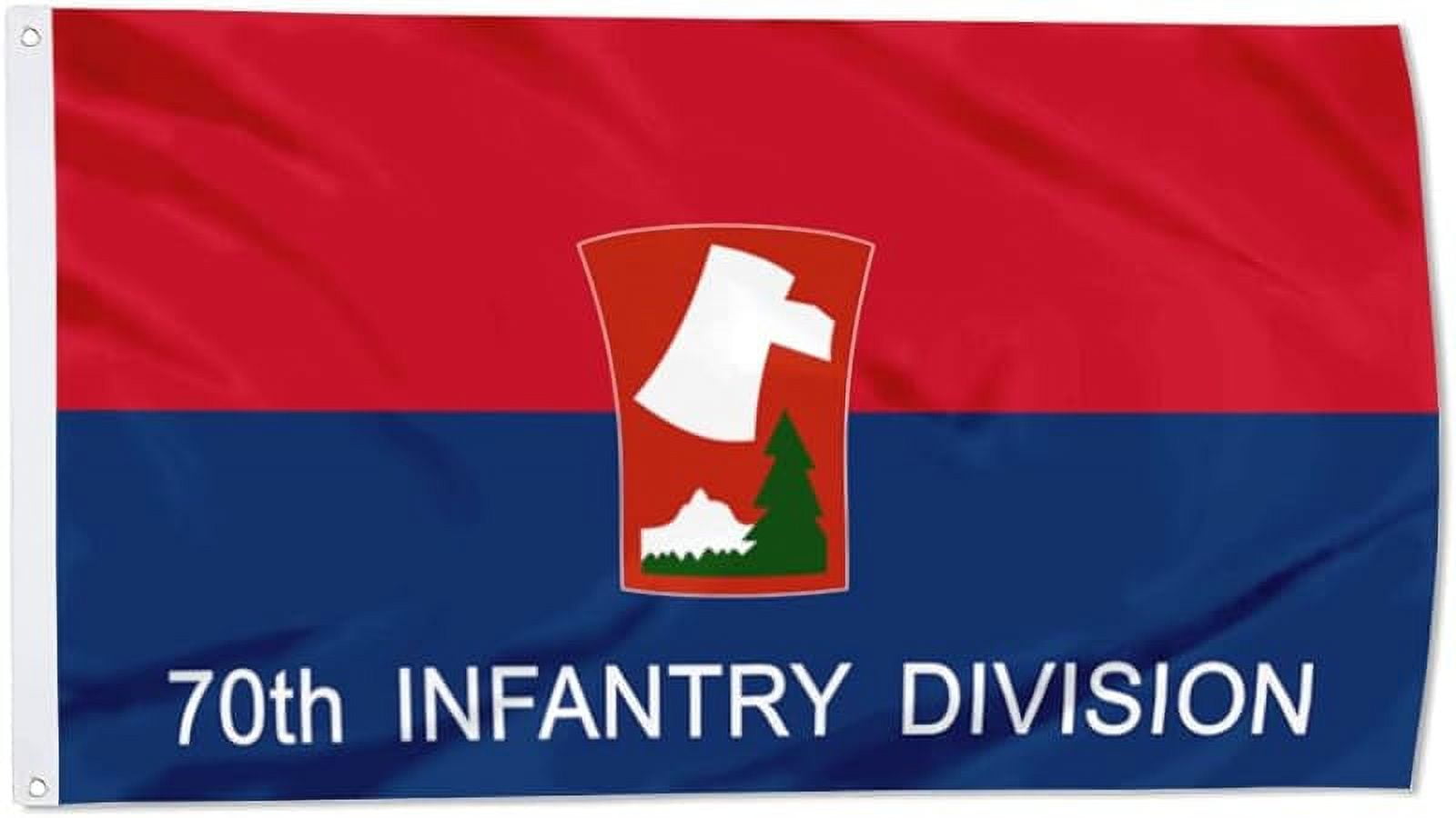 Army 70th Infantry division Flag 3x5Feet Military Banner with 2 Brass ...