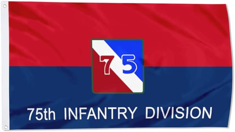 Army 75th Infantry division Flag 3x5Feet Military Banner with 2 Brass ...
