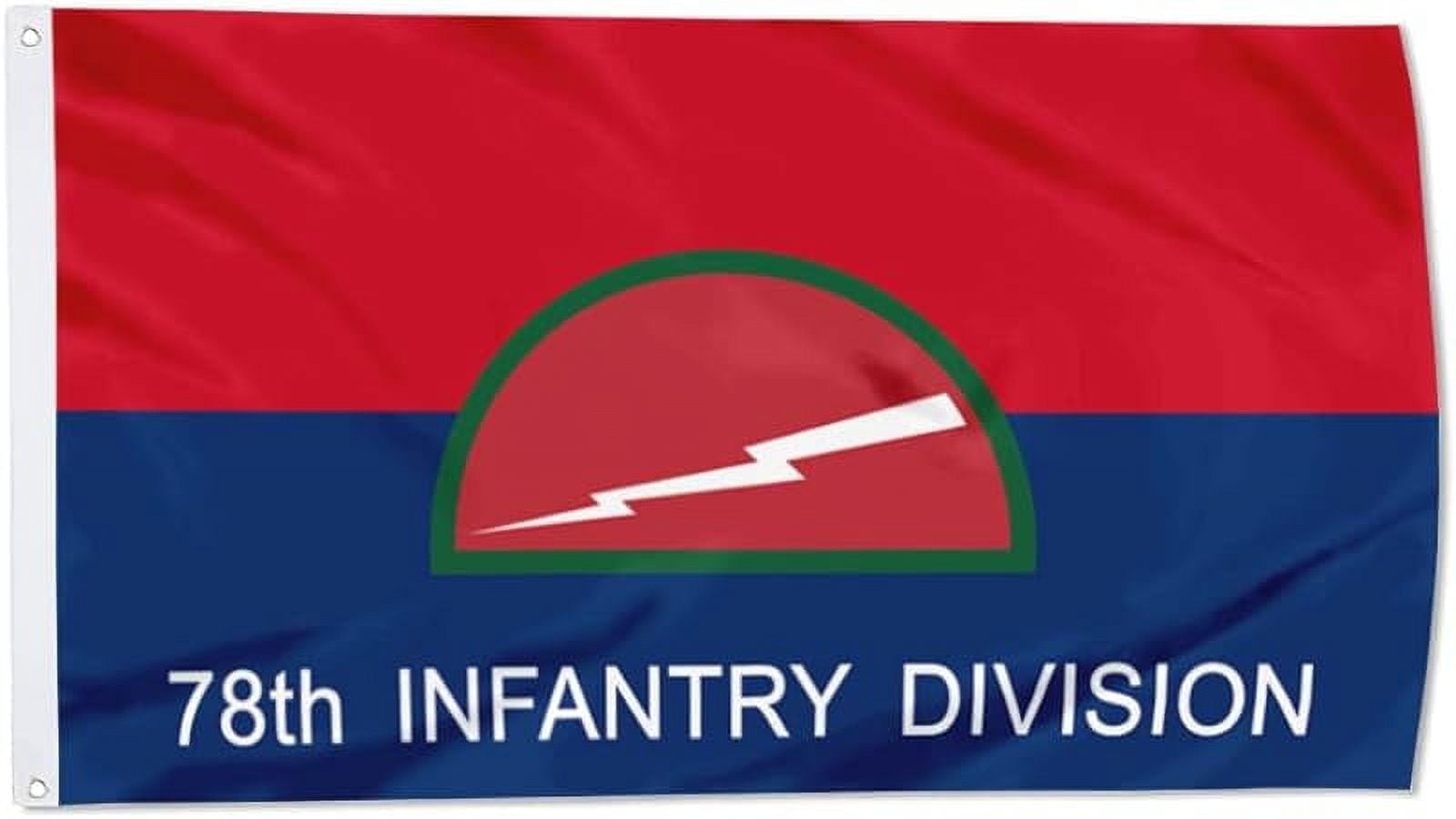 Army 78th Infantry division Flag 3x5Feet Military Banner with 2 Brass ...
