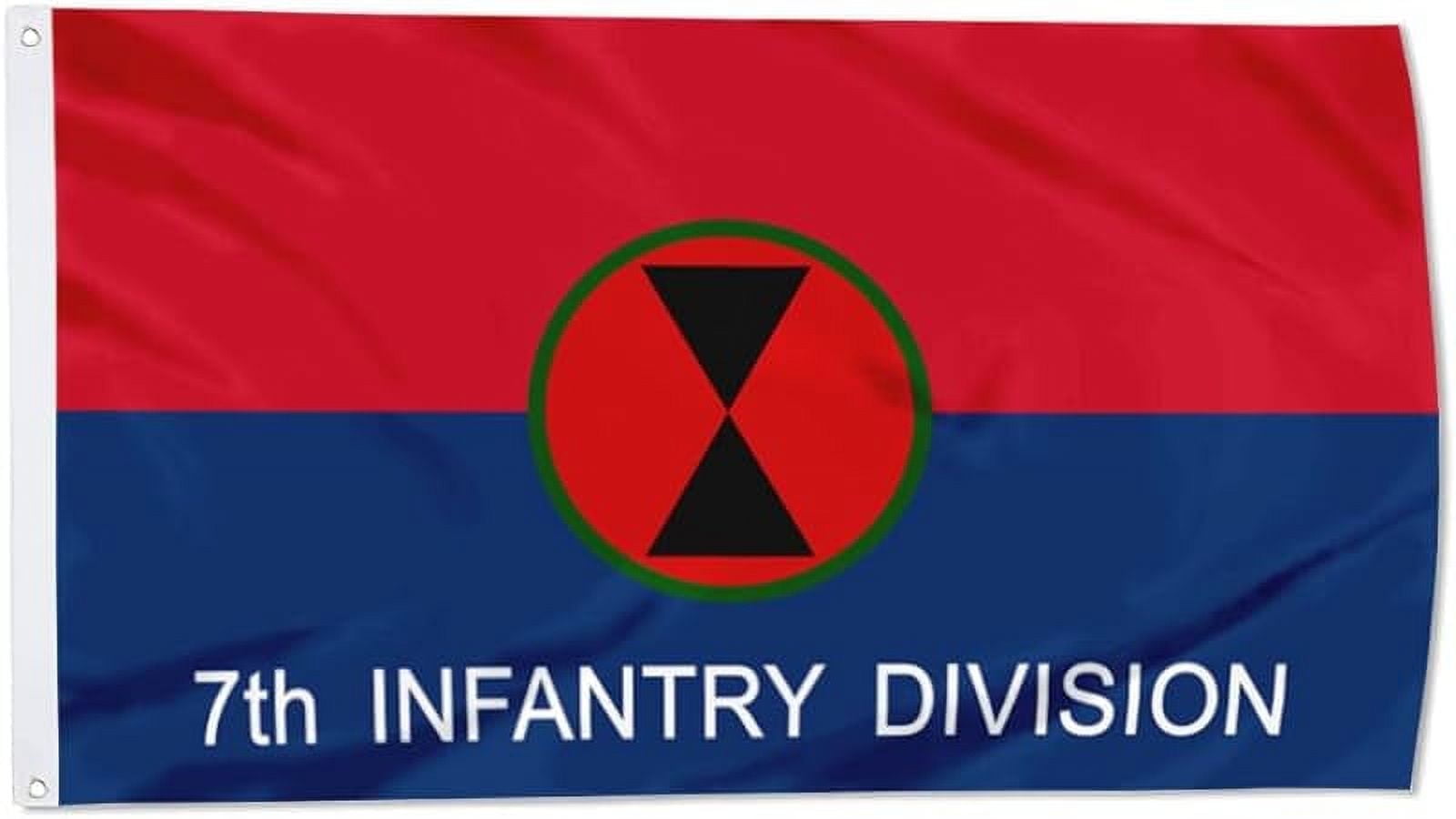 Army 7th Infantry division Flag 3x5Feet Military Banner with 2 Brass ...