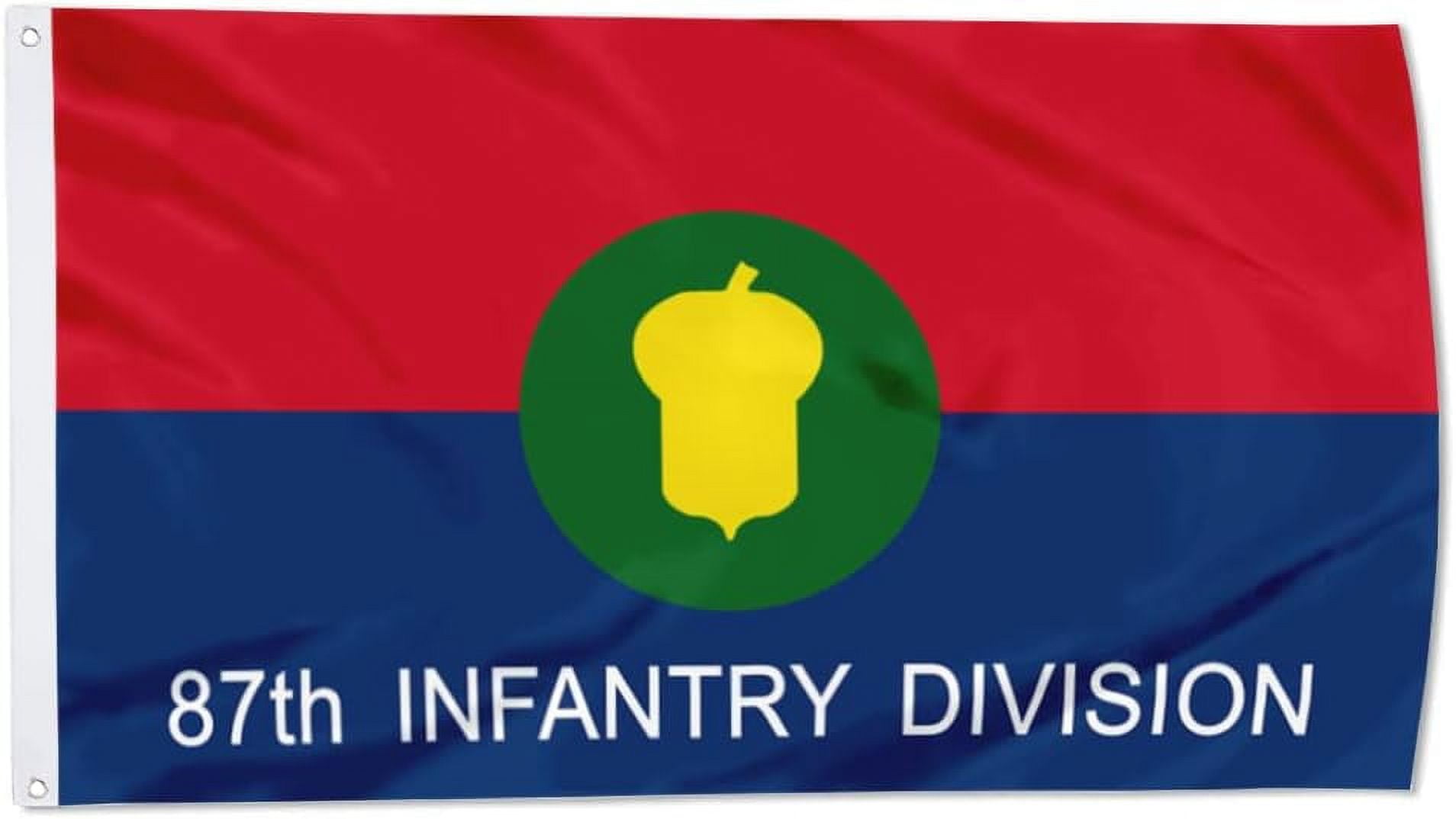Army 87th Infantry division Flag 3x5Feet Military Banner with 2 Brass ...