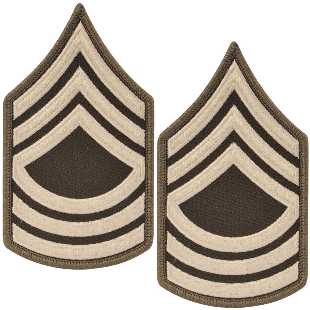 Army AGSU Master Sgt E-8 Cloth Rank Female Sew On - Walmart.com