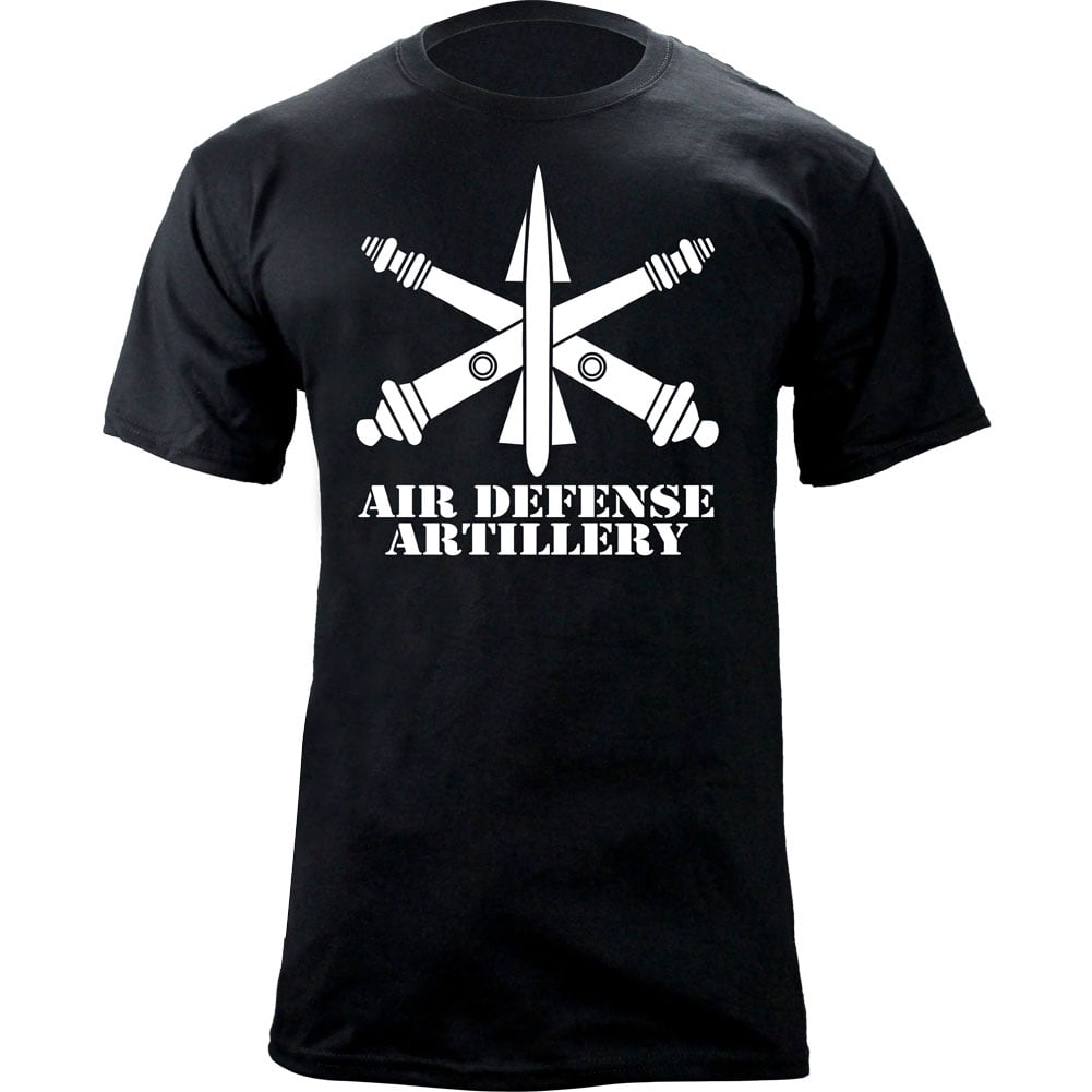 Army Air Defense Artillery ADA Branch Insignia Veteran T-Shirt ...