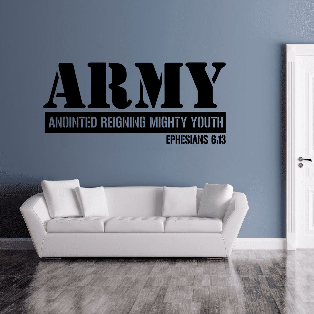 Army - Anointed Reigning Mighty Youth Ephesians 6:13 Soldiers Military ...