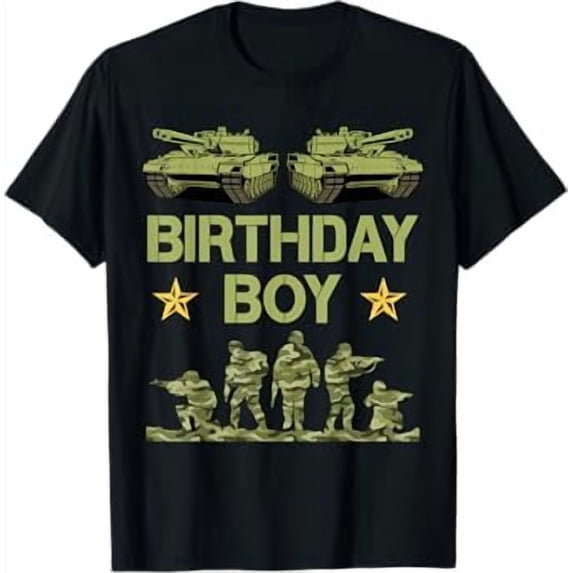 Army Birthday Decorations Camo Military Birthday Army T-Shirt - Walmart.com