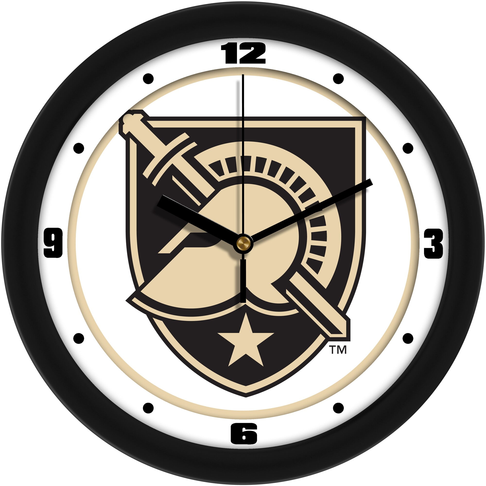 Army Black Knights 11.5'' Suntime Premium Glass Face Traditional Logo ...