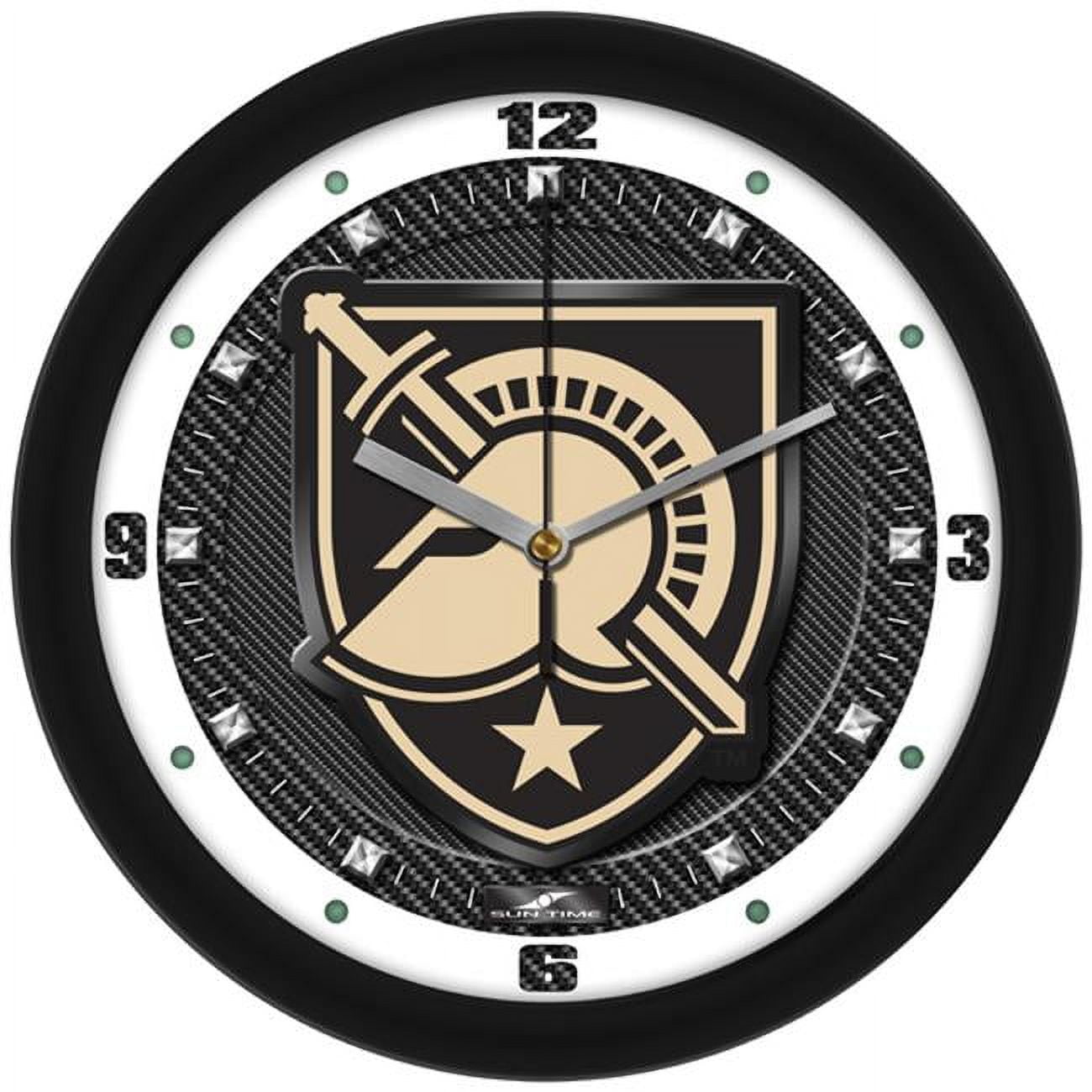 Army Black Knights NCAA Carbon Fiber Textured Wall Clock - Walmart.com