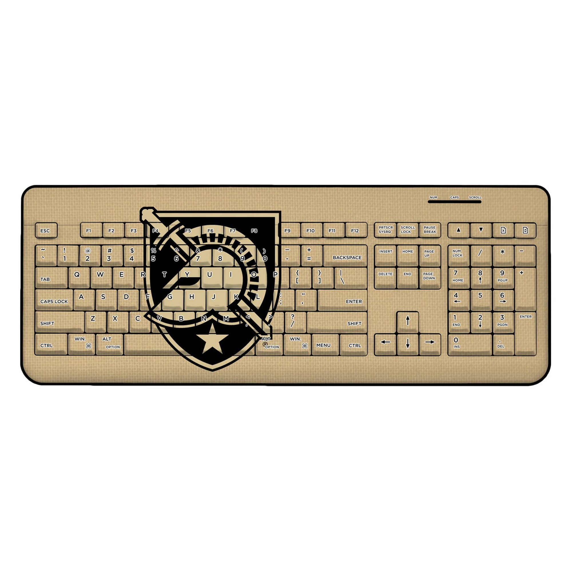 Army Black Knights Solid Design Wireless Keyboard - Walmart.com