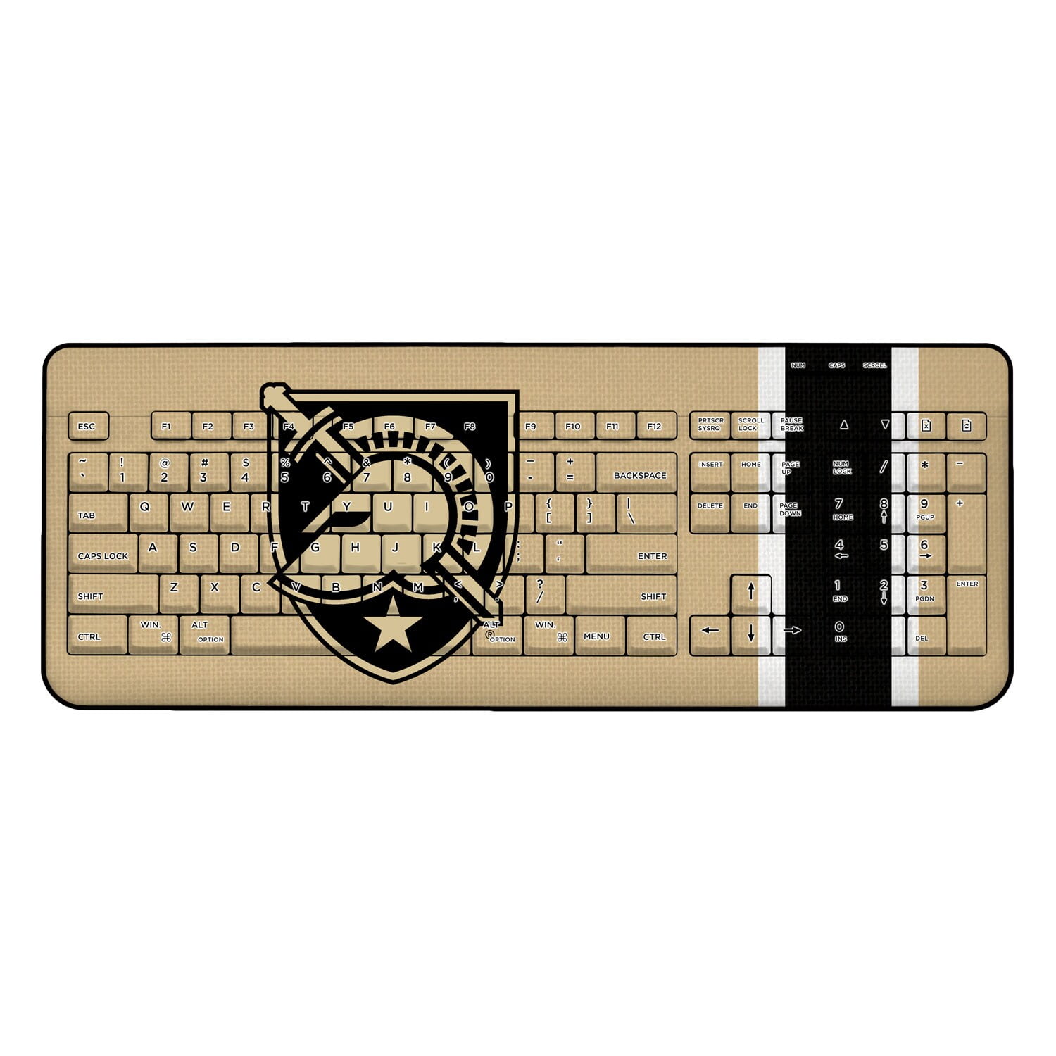 Army Black Knights Wireless USB Keyboard - Walmart.com
