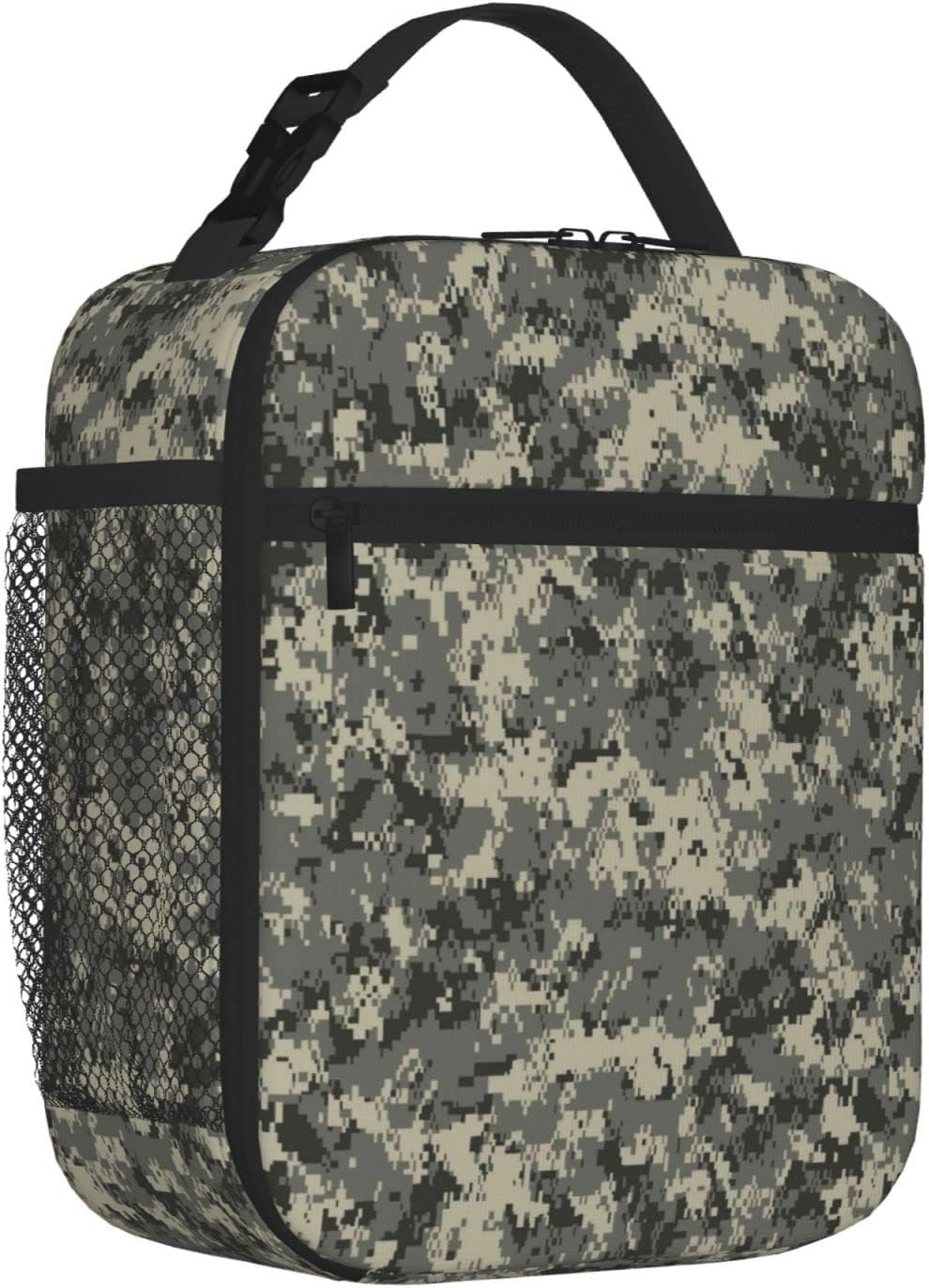 Army Camouflage 3D Print Lunch Bag For Men Women Insulated Lunch Box ...