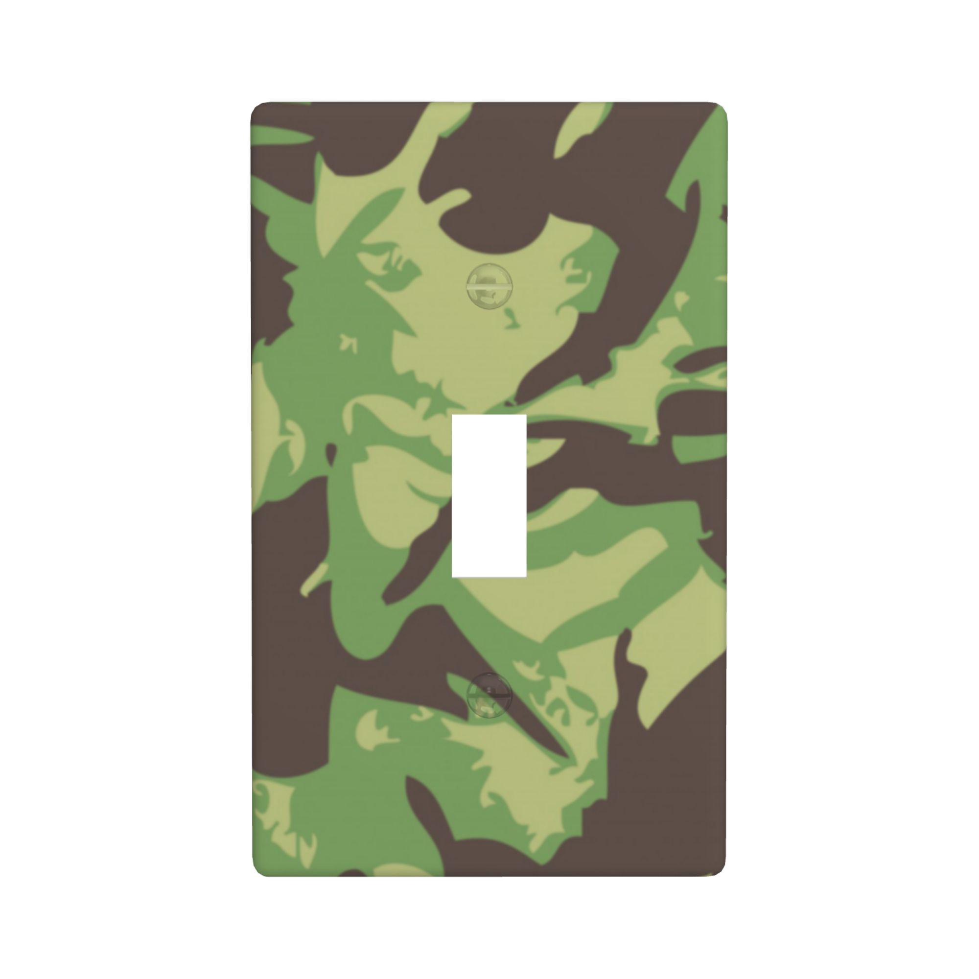 Army Combat Camouflage Pattern Single Toggle Light Switch Plate ...
