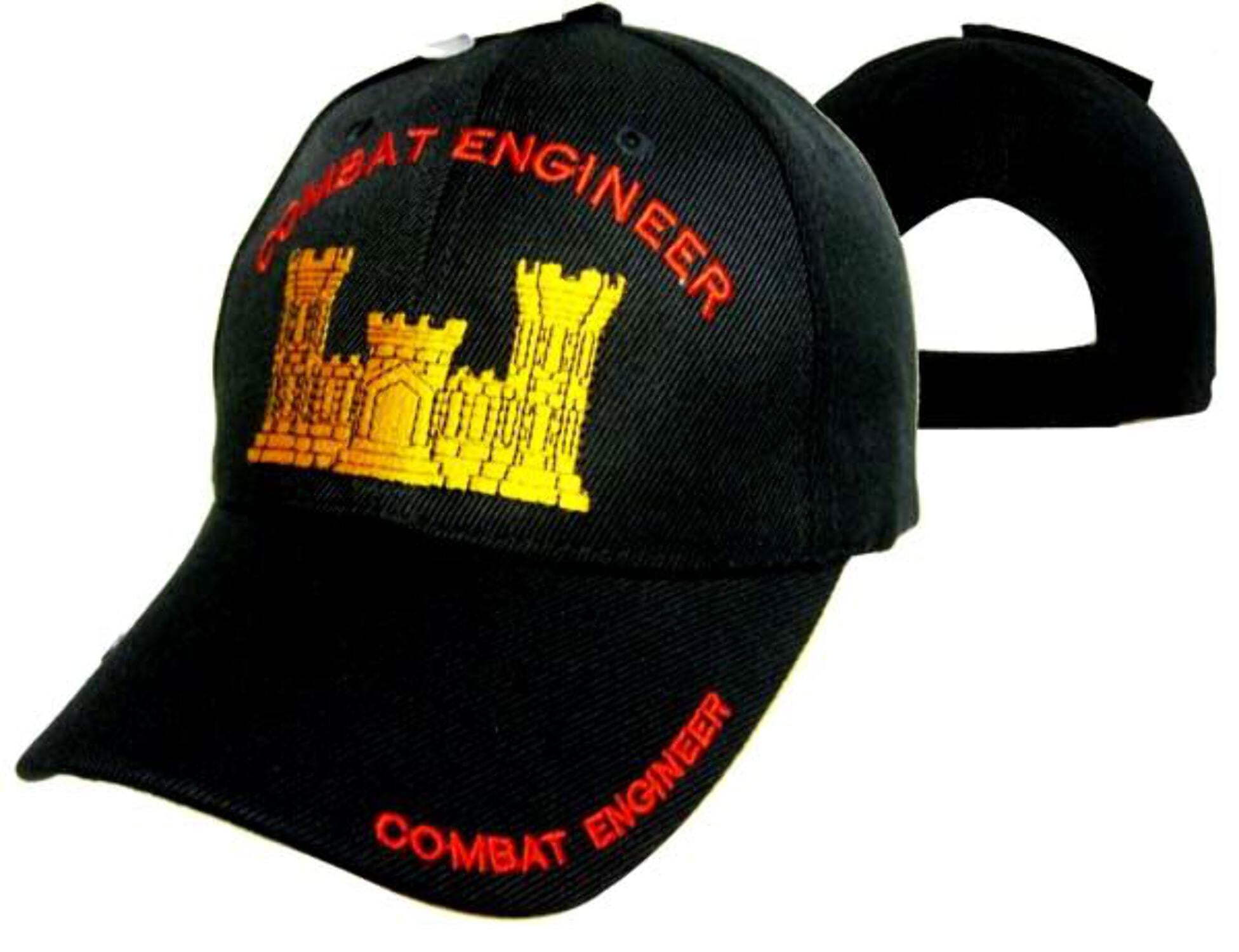 Army Combat Engineer, Black Cap USA - Walmart.com