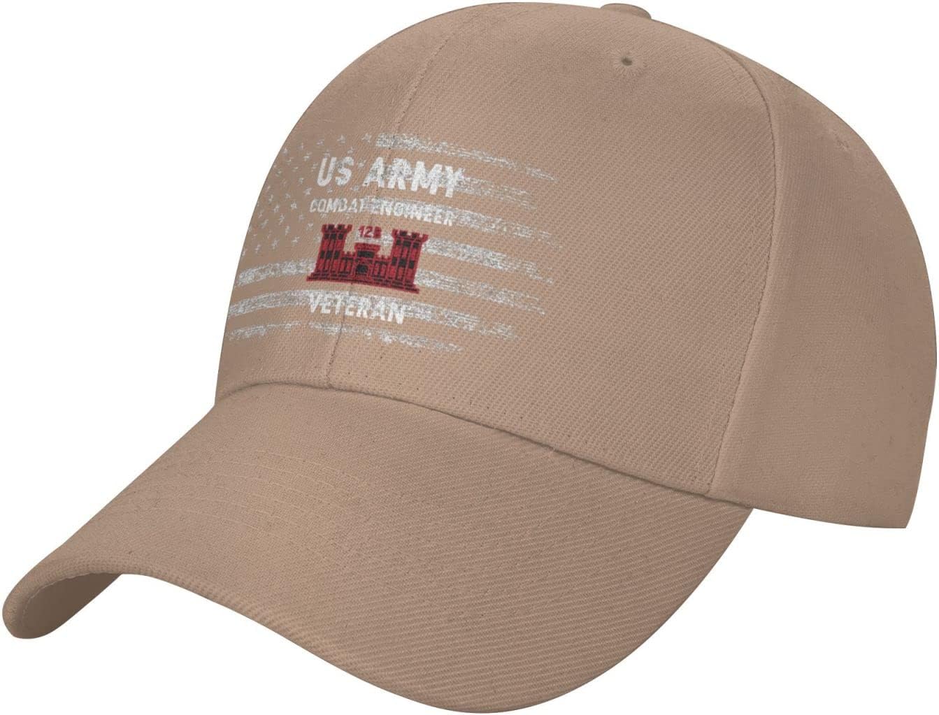 Army Combat Engineer Cap Hats for Men Women Classic Baseball Cap ...